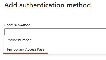 How to Enable Temp Access Passwords for M365 Tenants
