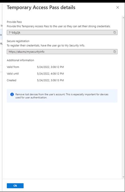 How to Enable Temp Access Passwords for M365 Tenants
